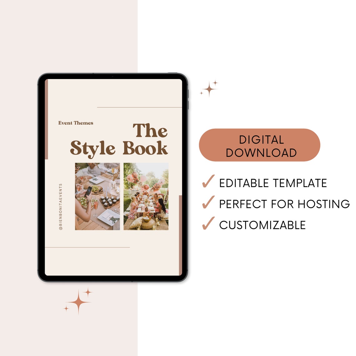 Event Planning Look Book Template | Mood Board Template | Event Planner ...