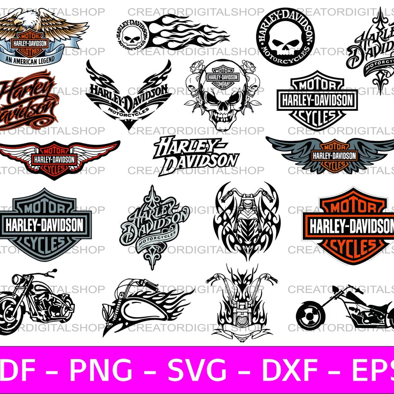 The Harley Davidson Svg - Etsy