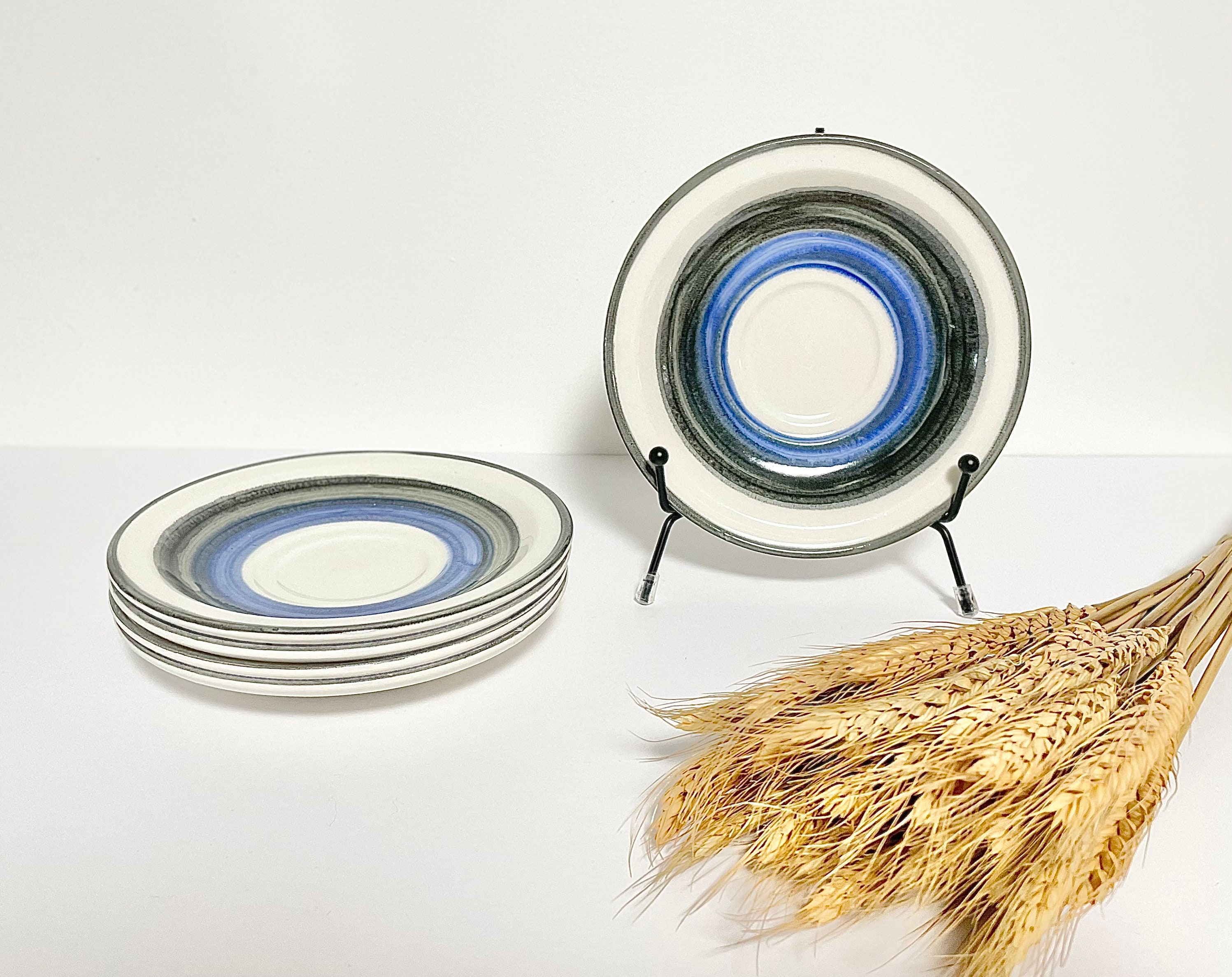 Set of 6 Vintage Carrigaline Pottery Coffee Mug and Saucer Set - Etsy