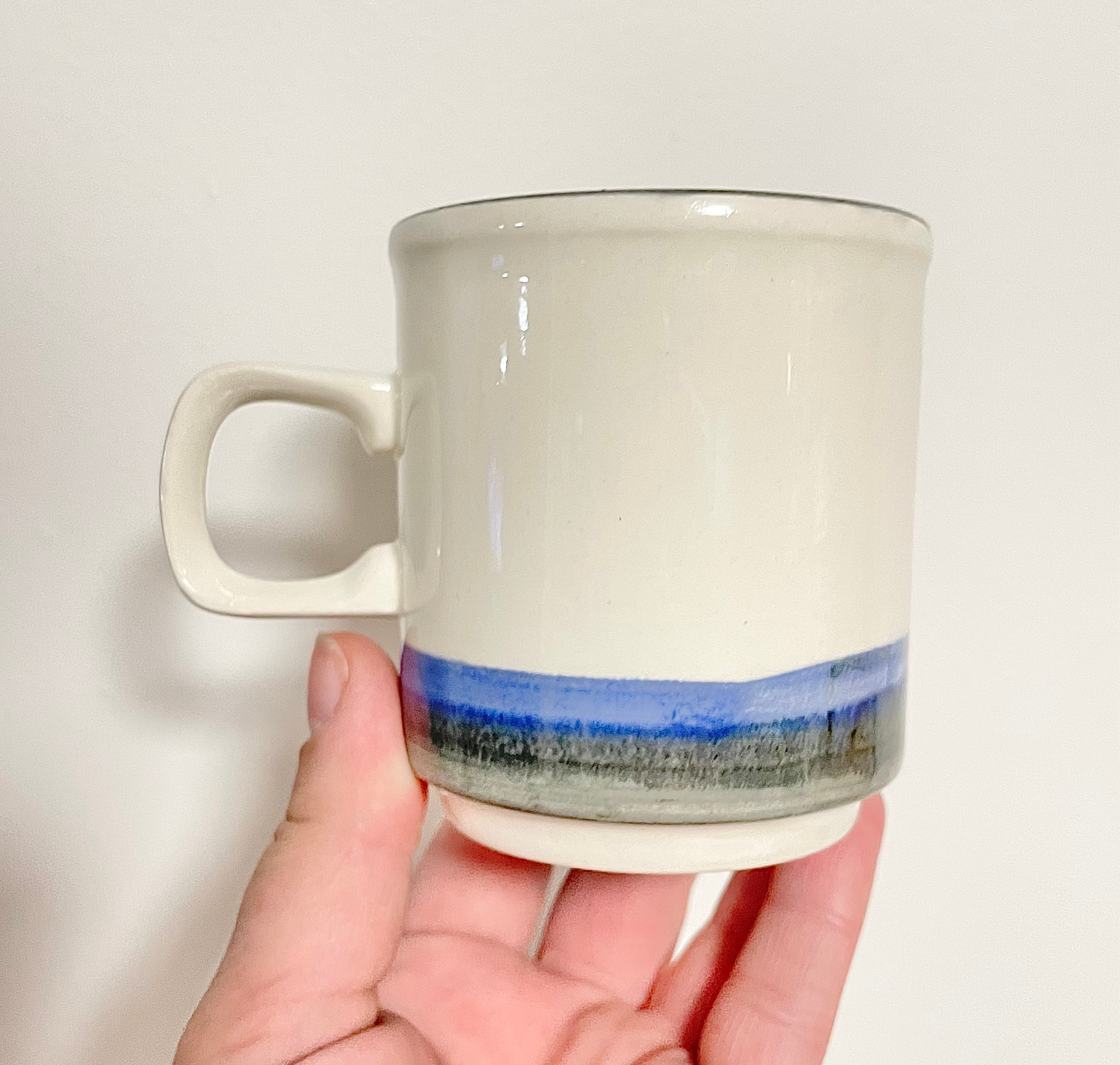 Set of 6 Vintage Carrigaline Pottery Coffee Mug and Saucer Set - Etsy