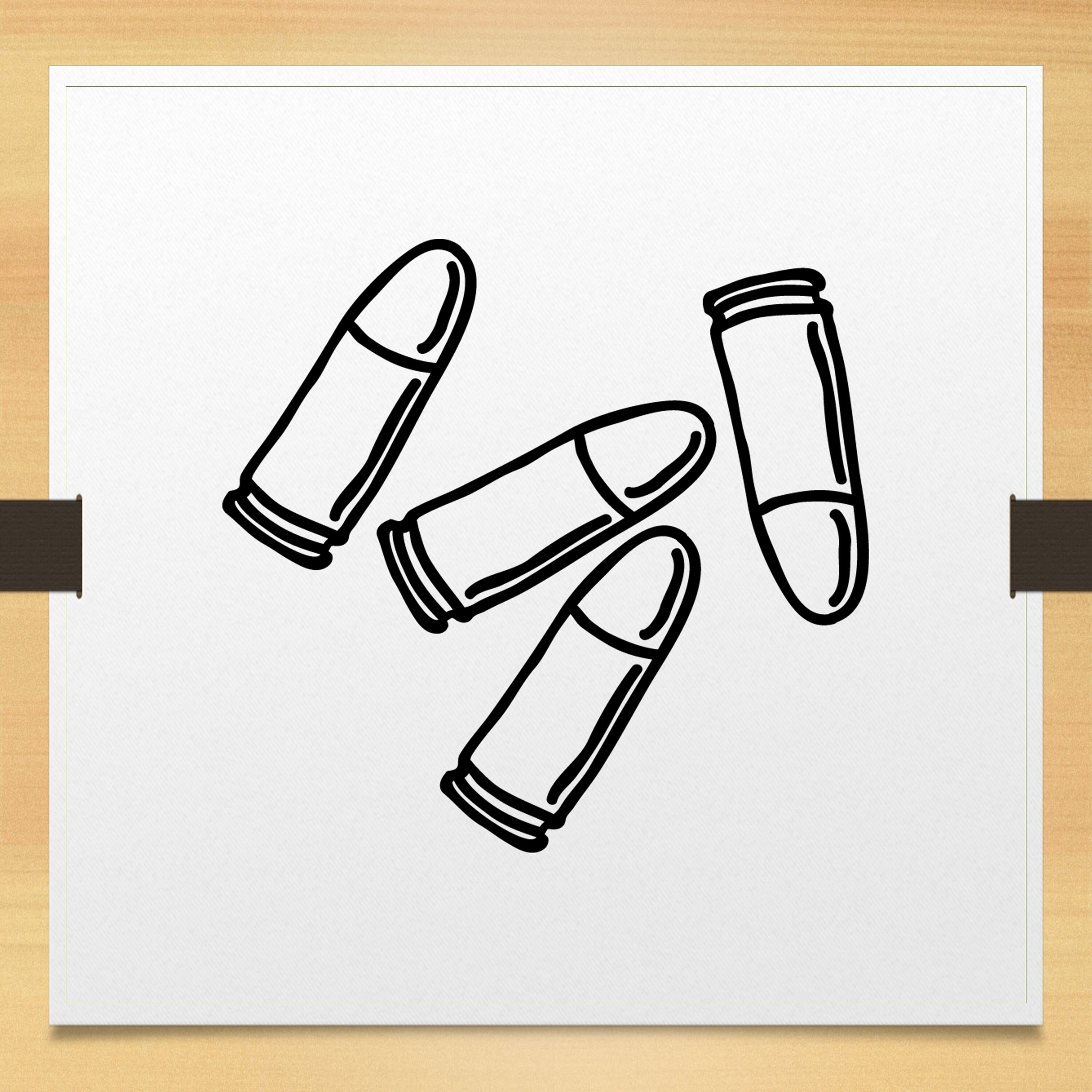 Bullets SVG Bundle \ Bullet Cut Files \ Bullet Hole SVG \ Bullet ...