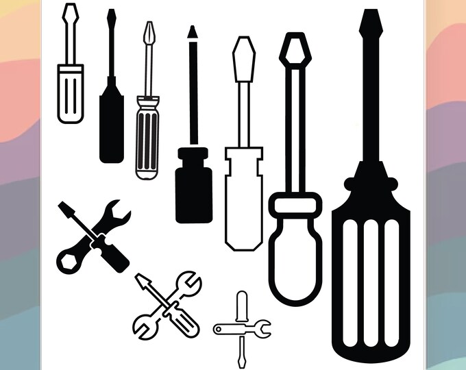 Screwdriver SVG - Hand Tool SVG - Tool SVG - Dad Svg - Digital Downlaod ...