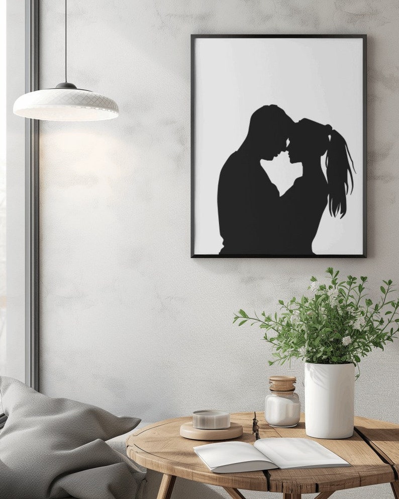 Lovers Kissing Svg Kissing Couple Svg Romantic Couple Svg Kissing Cut ...