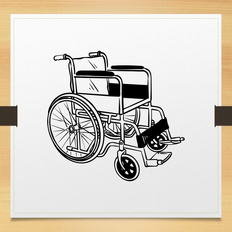 Wheelchair SVG Bundle \ Wheelchair Clipart \ Wheelchair Cut Files \ Man ...