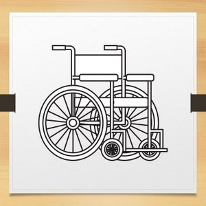 Wheelchair SVG Bundle \ Wheelchair Clipart \ Wheelchair Cut Files \ Man ...