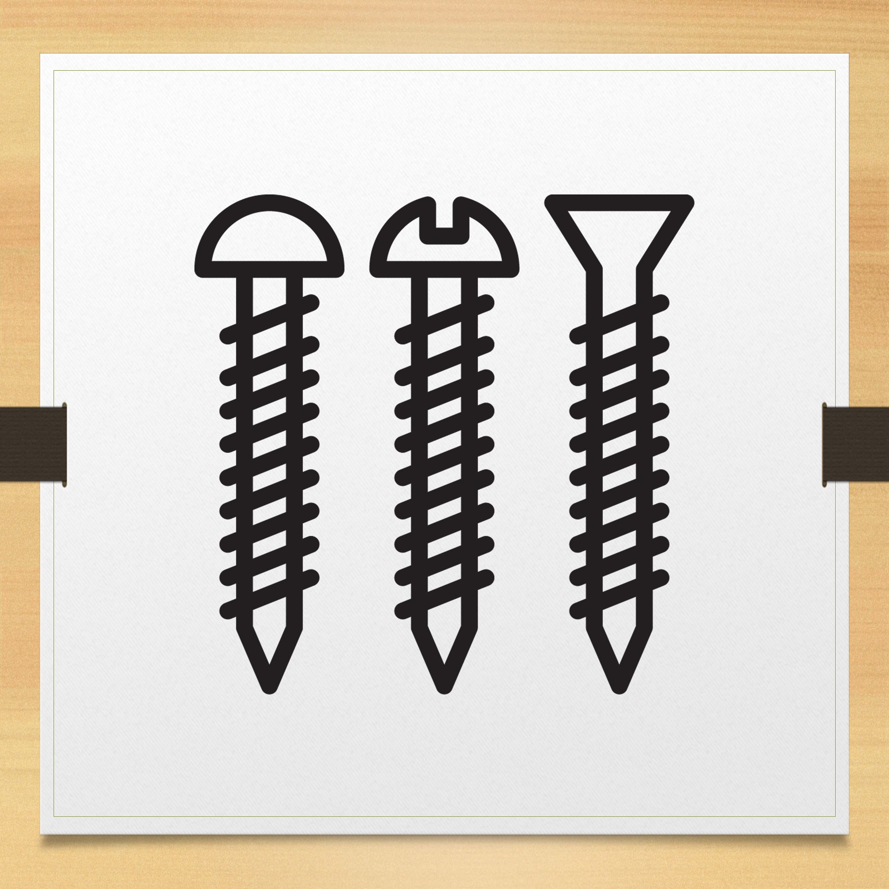 Screw SVG Bundle \ Screw Cut Files \ Bolts SVG \ Carpenter Svg ...