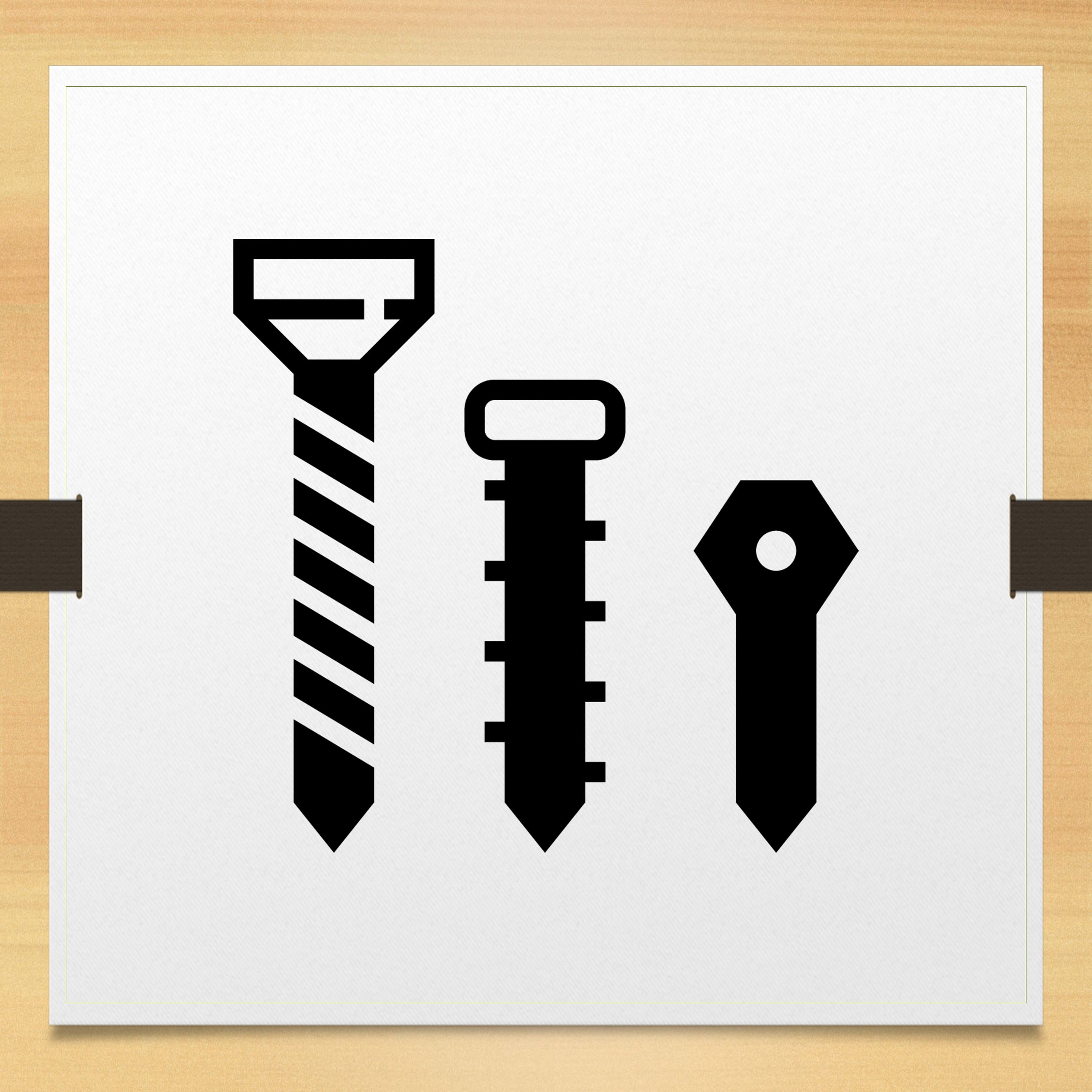 Screw SVG Bundle Screw Cut Files Bolts SVG Carpenter Svg Construction ...