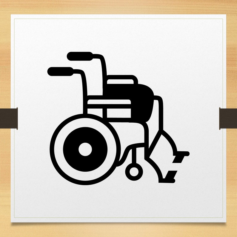 Wheelchair SVG Bundle \ Wheelchair Clipart \ Wheelchair Cut Files \ Man ...
