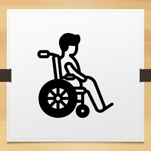 Wheelchair SVG Bundle \ Wheelchair Clipart \ Wheelchair Cut Files \ Man ...