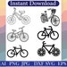 Bicycle SVG Bundle Bicycle Cut Files Bike SVG Bike Clipart Bicycle SVG ...