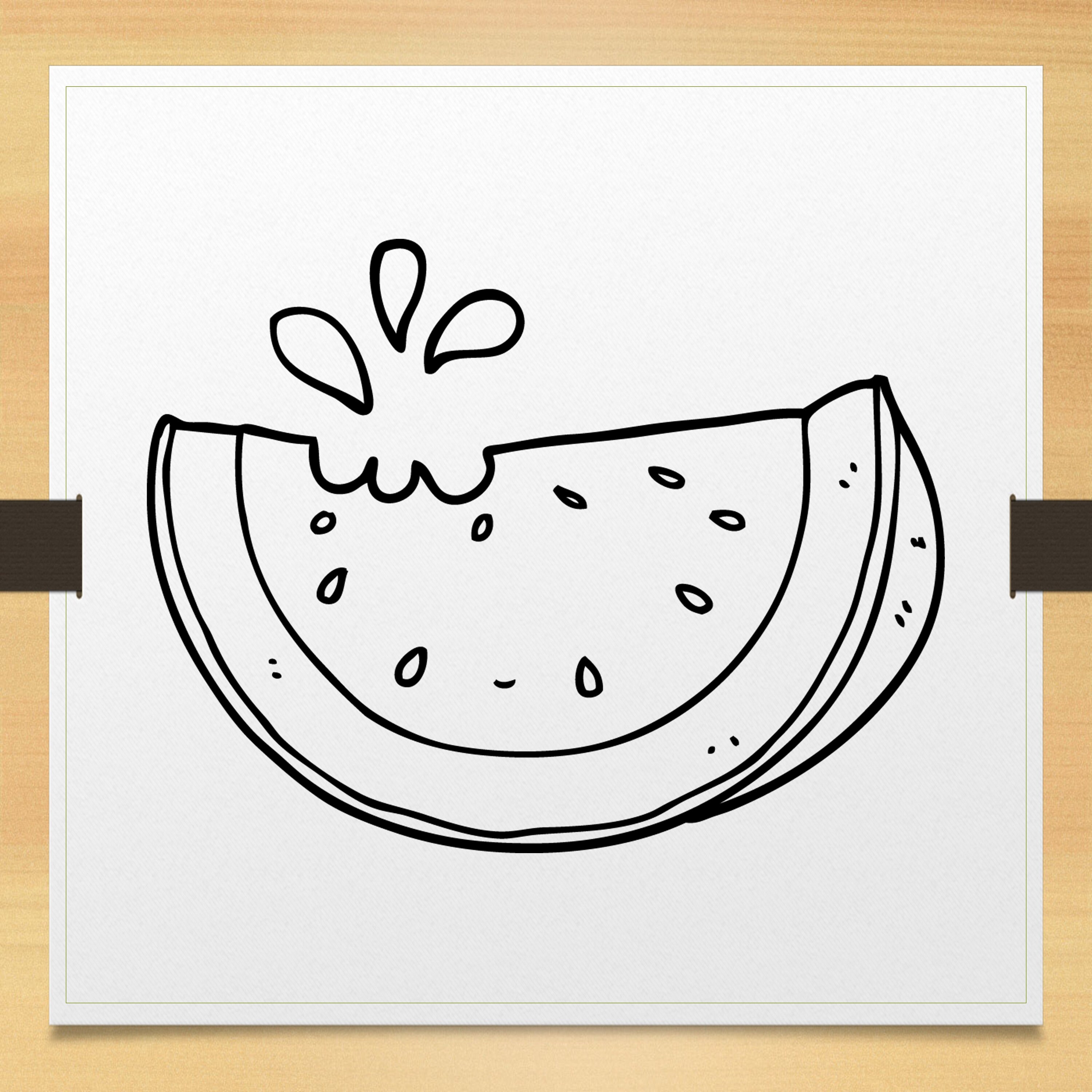 Watermelon SVG Bundle Watermelon Outline SVG Watermelon Outline Clipart ...