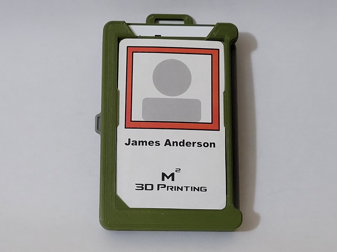 TWO COLOR Slide 'n Hide Badge Holder - Etsy