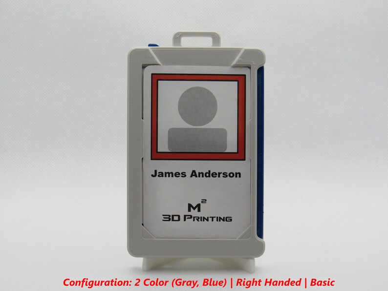 TWO COLOR Slide 'n Hide Badge Holder - Etsy