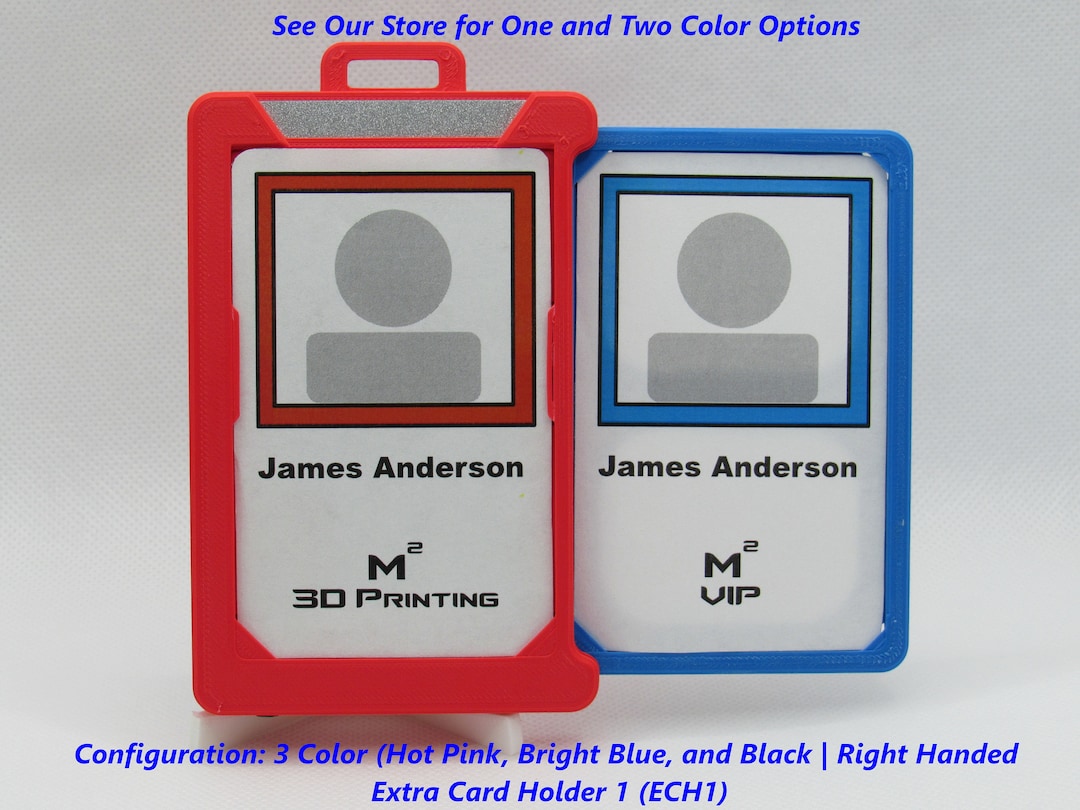 THREE COLOR Slide 'n Hide Badge Holder - Etsy