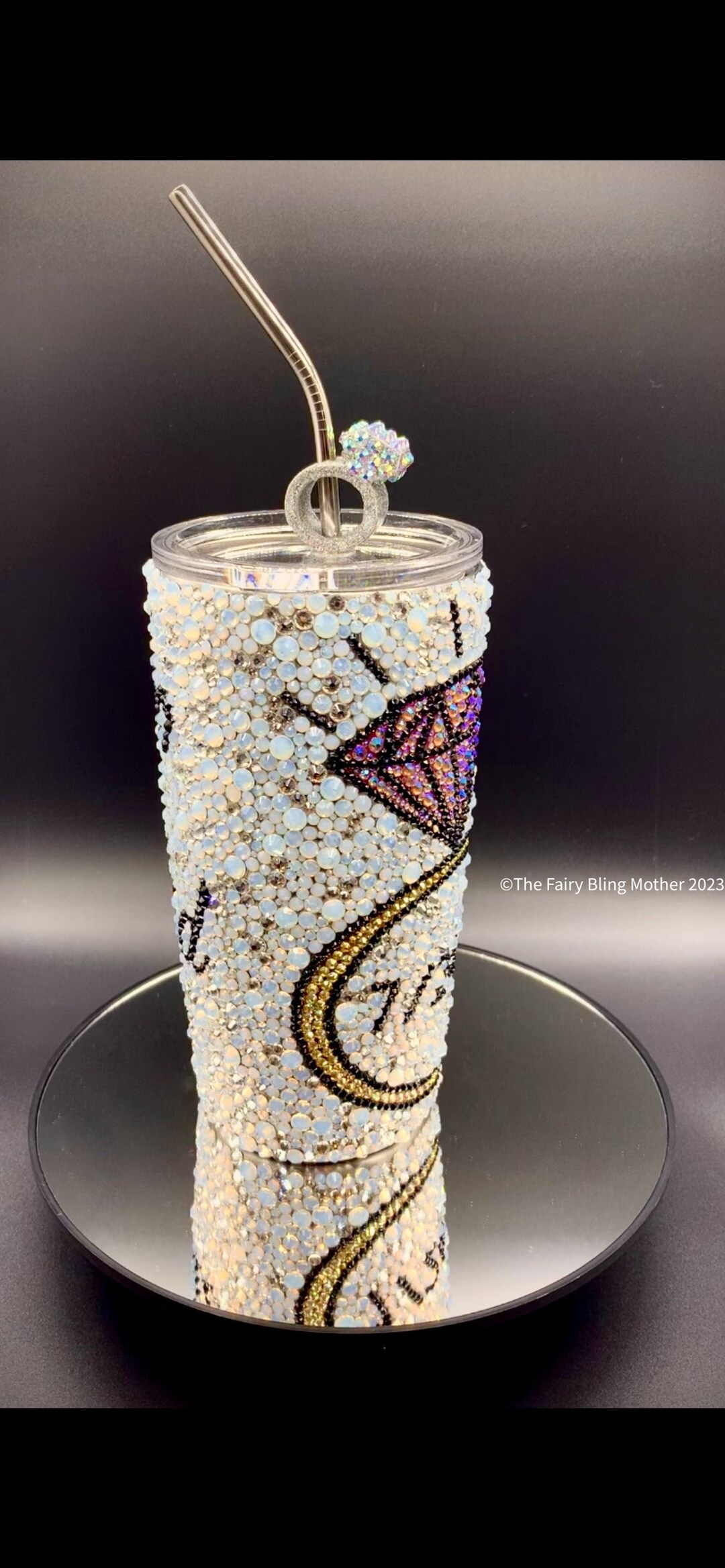 Luxury Genuine Crystal Bridal Tumbler (tiara's: Wedding Ring Cup ...