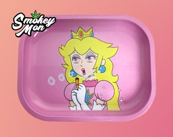 Princess Peach Rolling Tray - Etsy