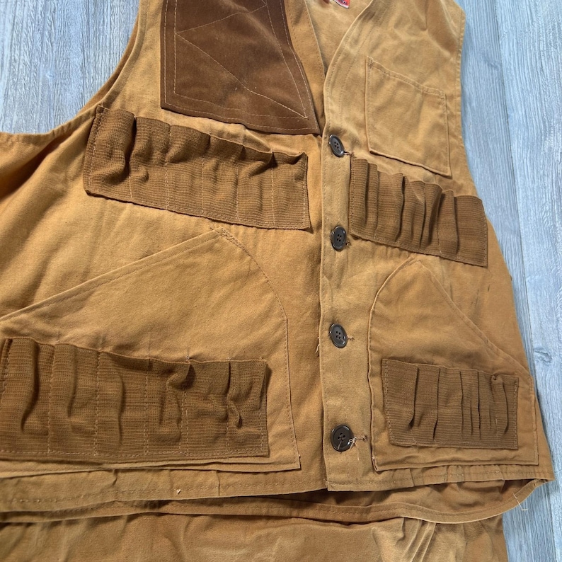 Vintage the "a" Line Sportswear Hunting Shotgun Shell Game Pouch Vest ...