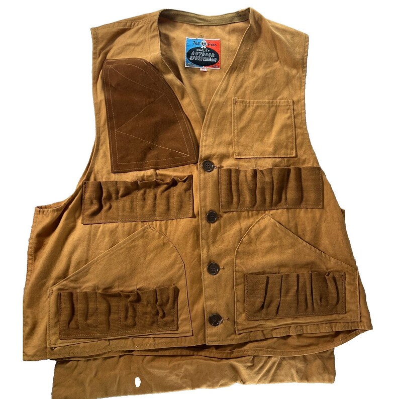 Vintage the "a" Line Sportswear Hunting Shotgun Shell Game Pouch Vest ...