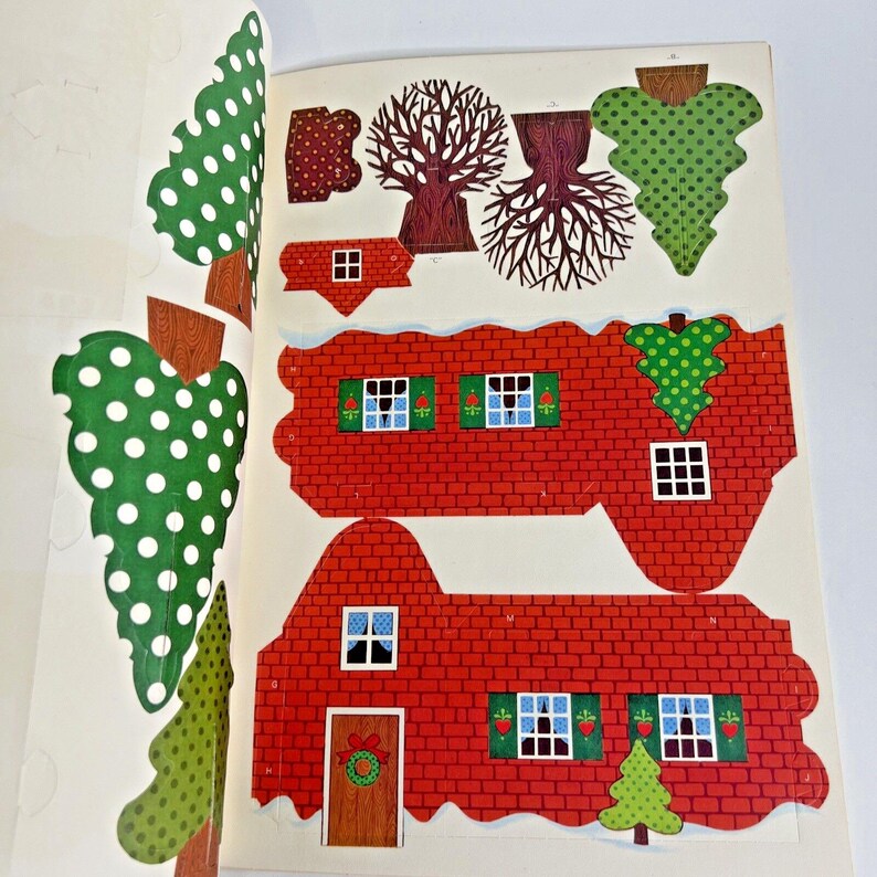 Vtg 70's Hallmark Winter Village Centerpiece Houses Church Figures ...