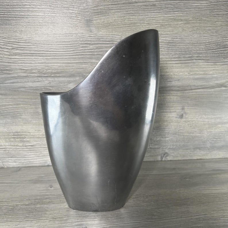 Vintage Aluminum Metal Designer Anna Everlund Modern Industrial Style ...