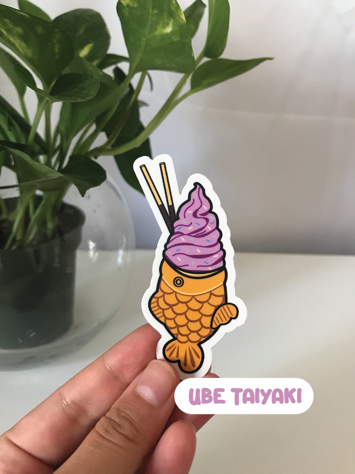 Taiyaki Sticker Asian Sticker Asian Dessert Sticker Food - Etsy