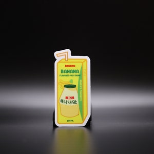 Banana Milk Sticker | Korean Sticker | Korean Cute Sticker | Korean ...