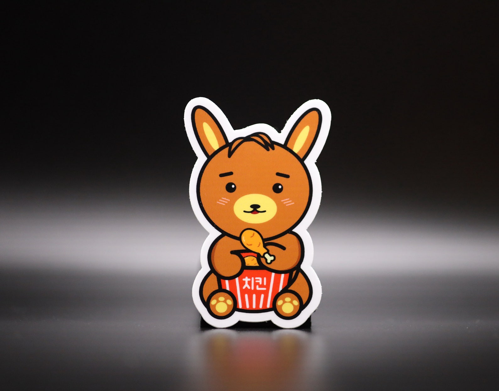Fried Chicken Sticker | Durable Vinyl Decal - Etsy