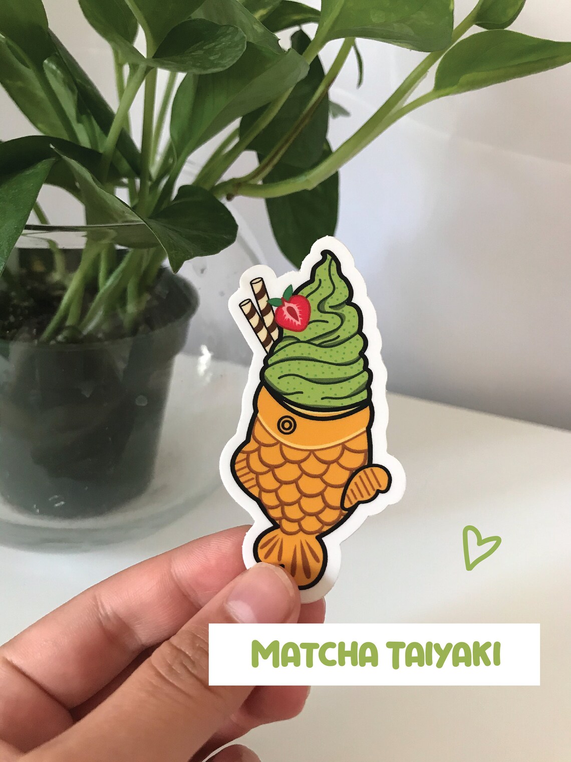 Taiyaki Sticker Asian Sticker Asian Dessert Sticker Food - Etsy