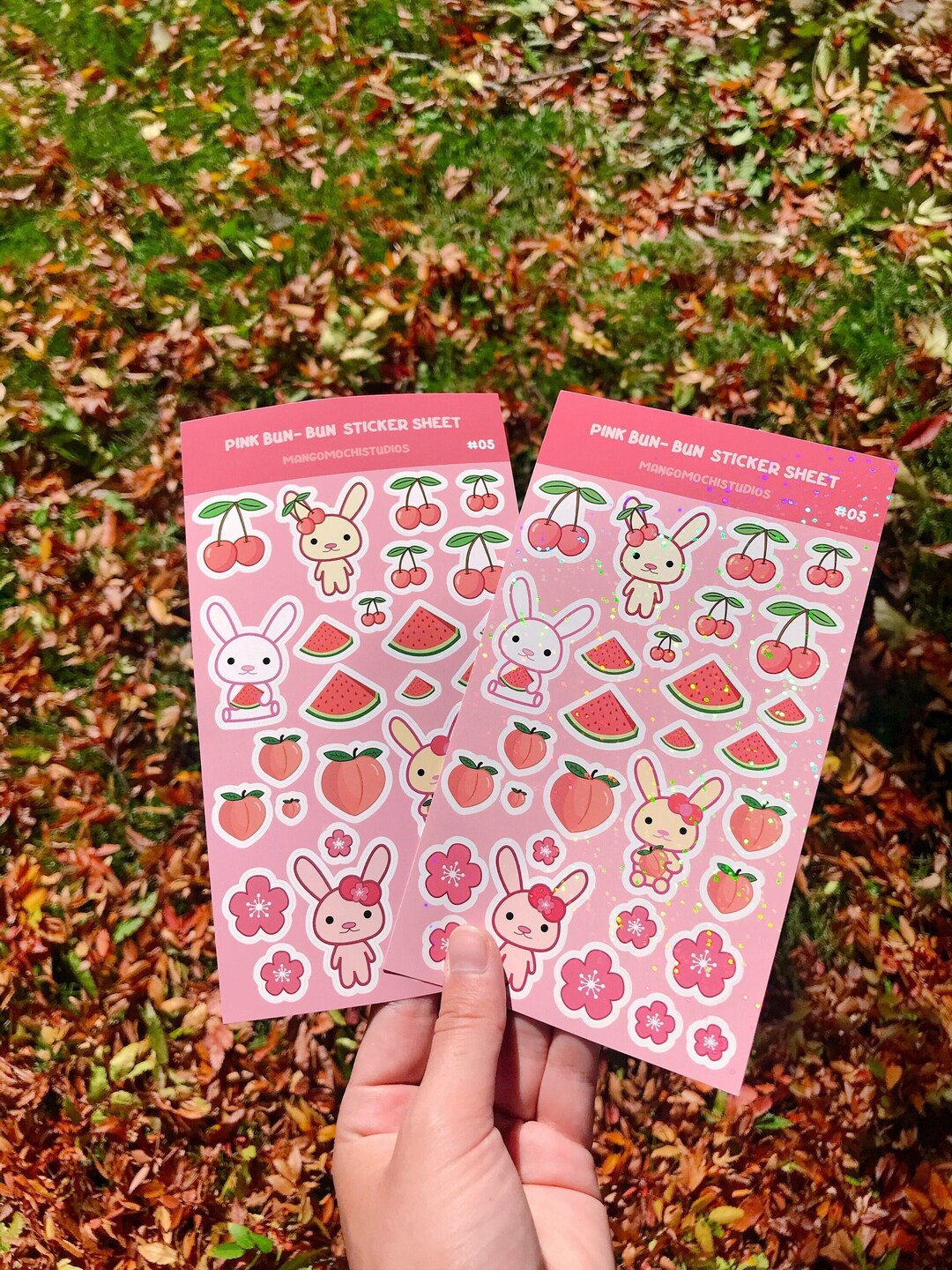 Cute Rabbit Sticker Sheet | Journal and Planner Stickers | Stationery ...