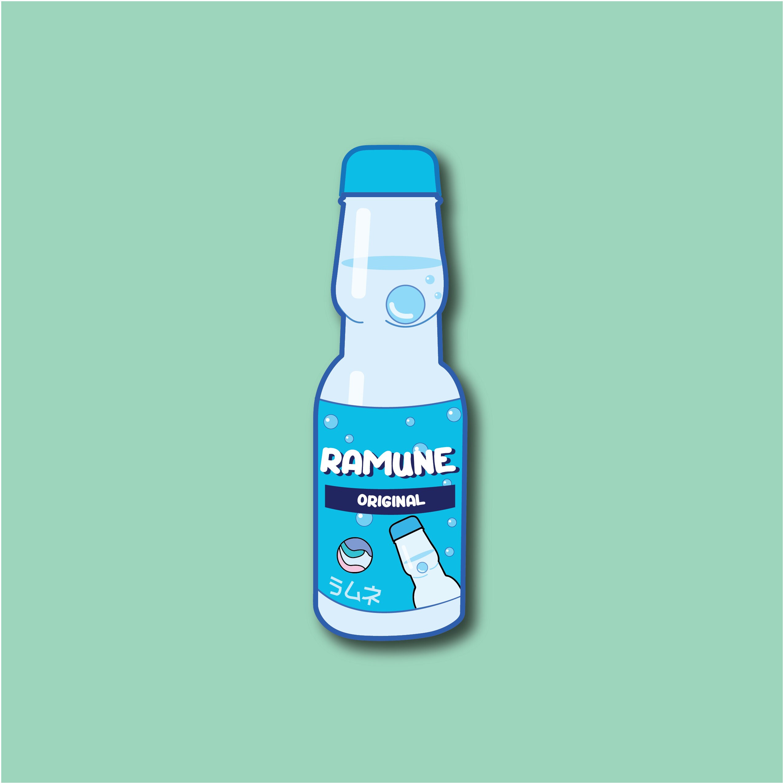 Ramune Drink Sticker Asian Drink Sticker Kawaii Drink - Etsy