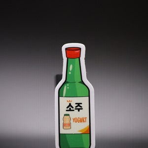 Soju Sticker | Korean Sticker | Asian Drink Stickers | Kawaii Sticker ...