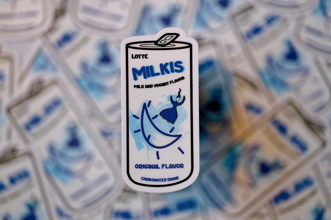 Milkis Drink Sticker Asian Drink Sticker Korean Drink - Etsy