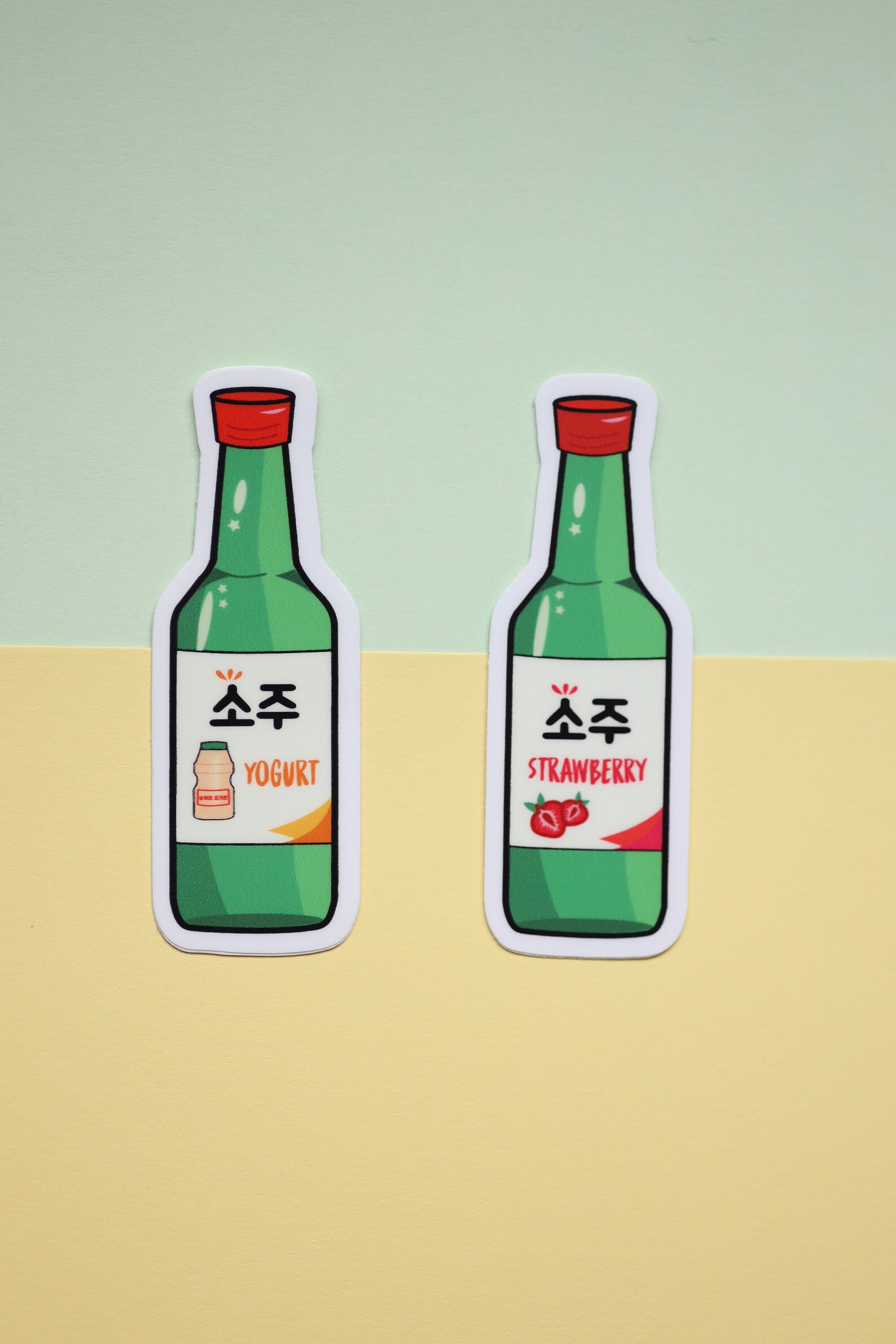 Soju Sticker Korean Sticker Asian Drink Stickers Kawaii - Etsy