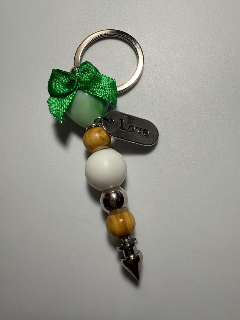 Silver Charmed Silicone Keychain, Random Pick - Etsy