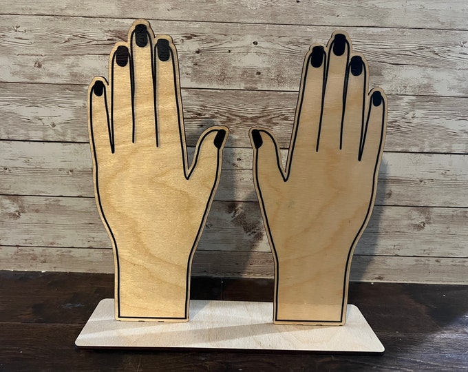 Double Hand Display - Etsy