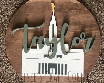 Lds Temple Family Sign - Etsy
