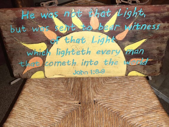 Scripture Sign Hand Made Wood Burning Recycled Old Wood. - Etsy
