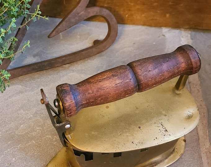 Antique Brass Coal Iron - Etsy