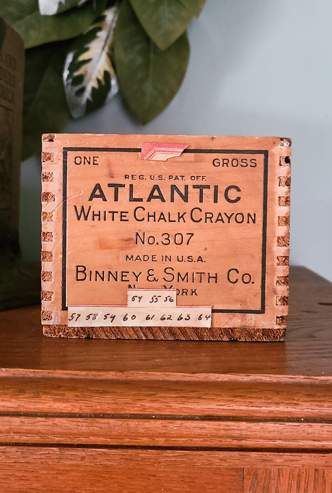 Antique Wooden Chalk Box - Etsy