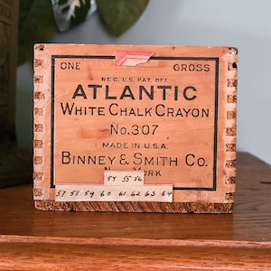 Antique Wooden Chalk Box - Etsy