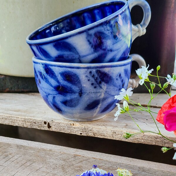 Flow Blue Tea Cup - Etsy