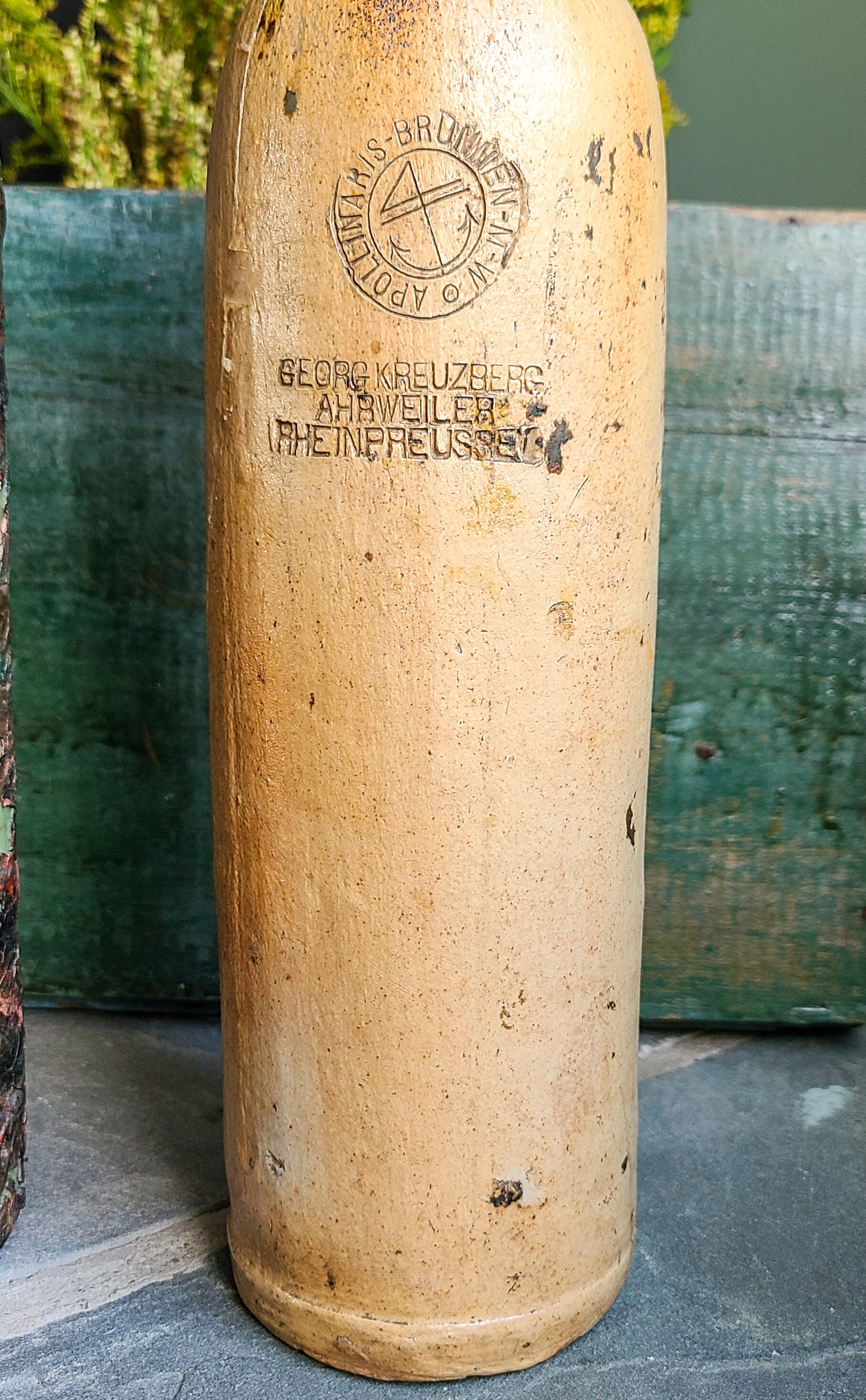 Antique German Stoneware Bottles With Corks - Etsy