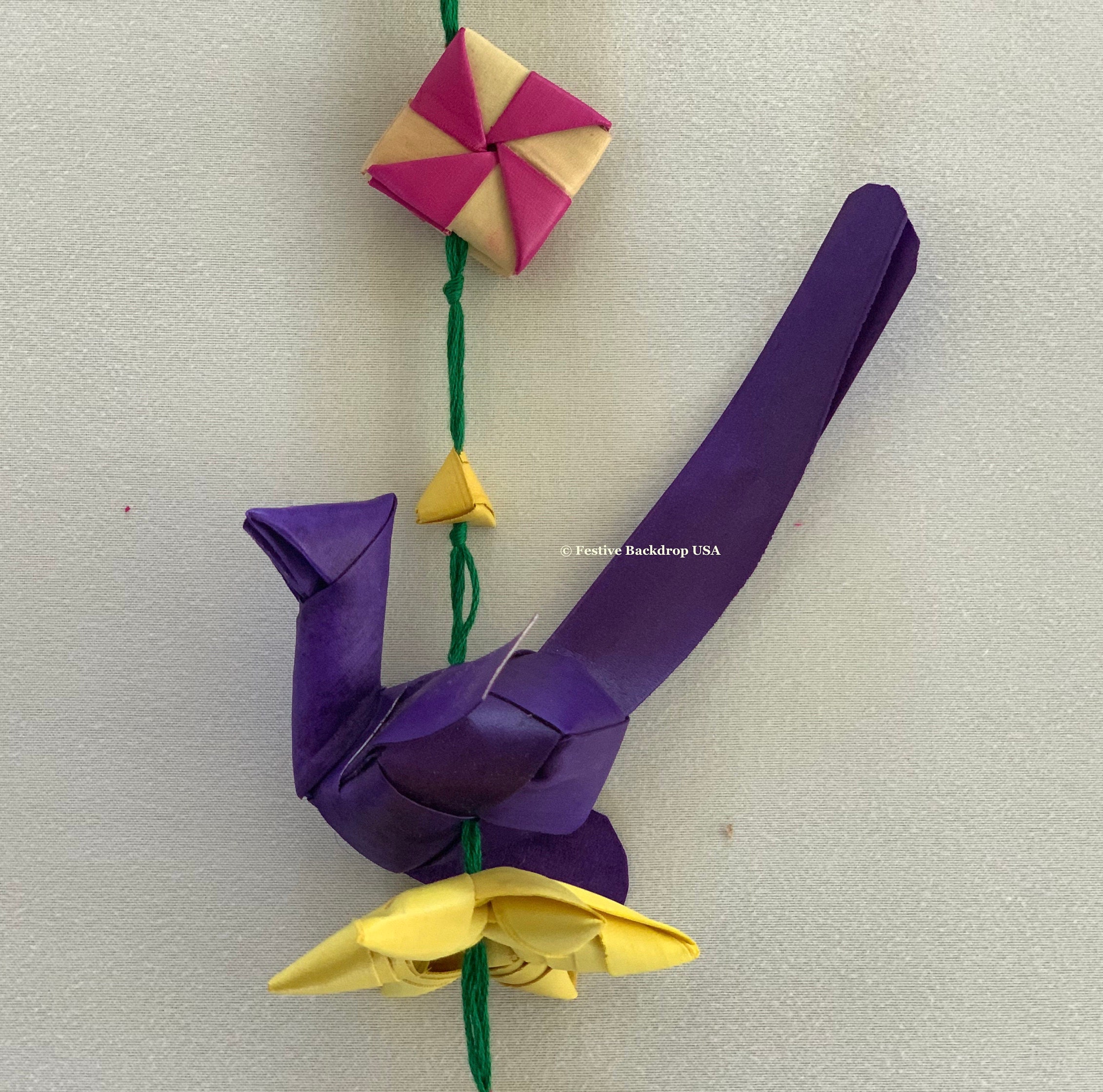 Multi Color Parrot Palm Leaf Strings Wall Decor/festive Decor/south ...