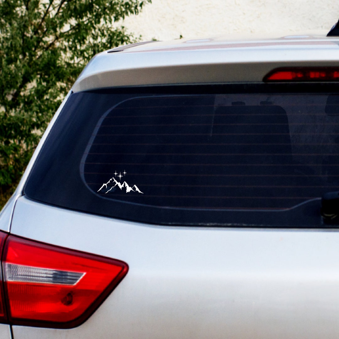 Night Court Mountain Car Decal - Etsy