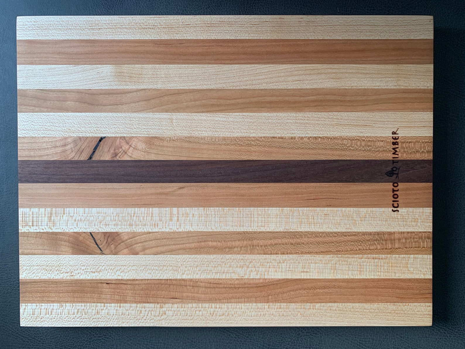 Large Multi-wood Cutting Board - Etsy