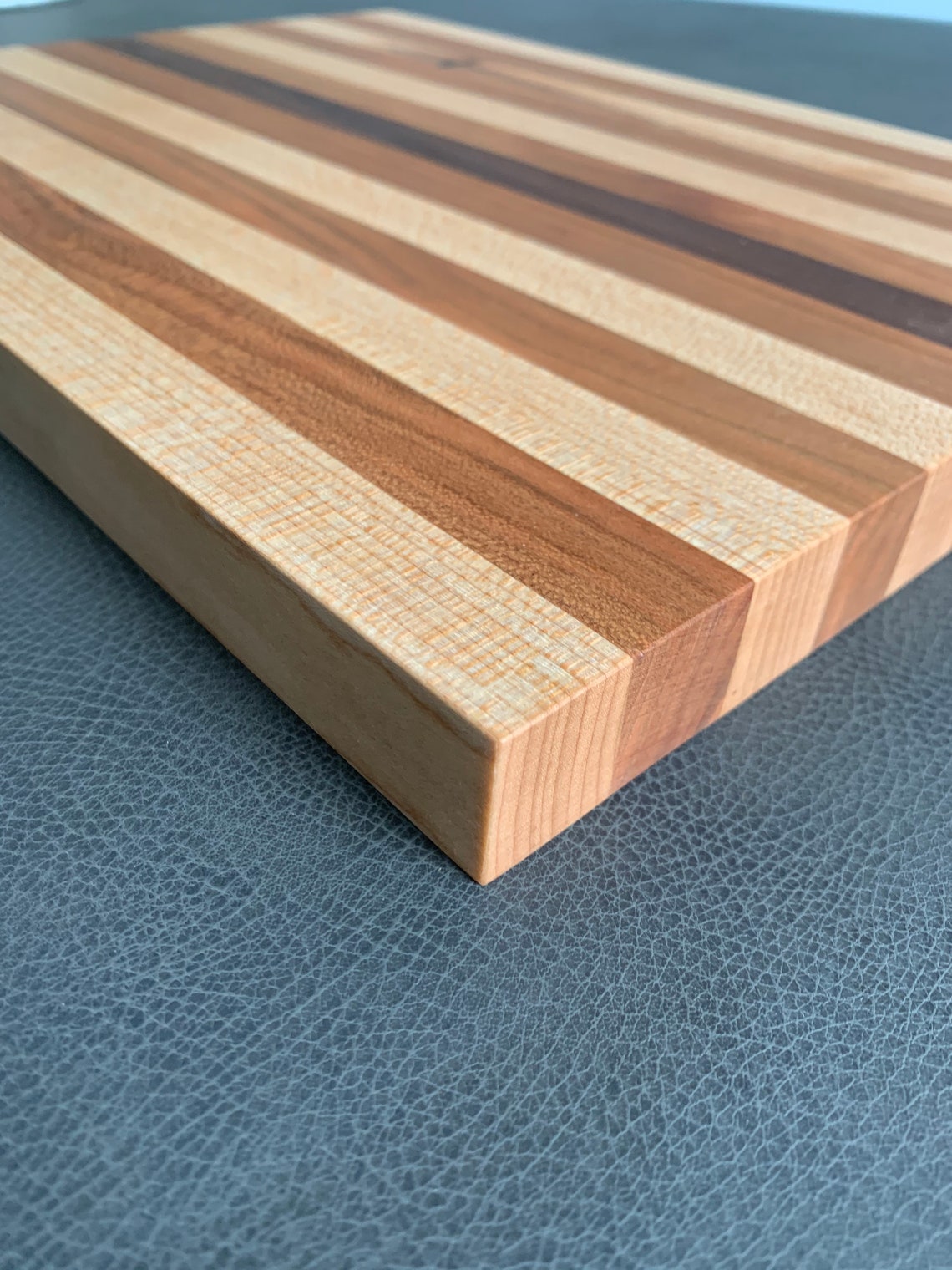 Large Multi-wood Cutting Board - Etsy