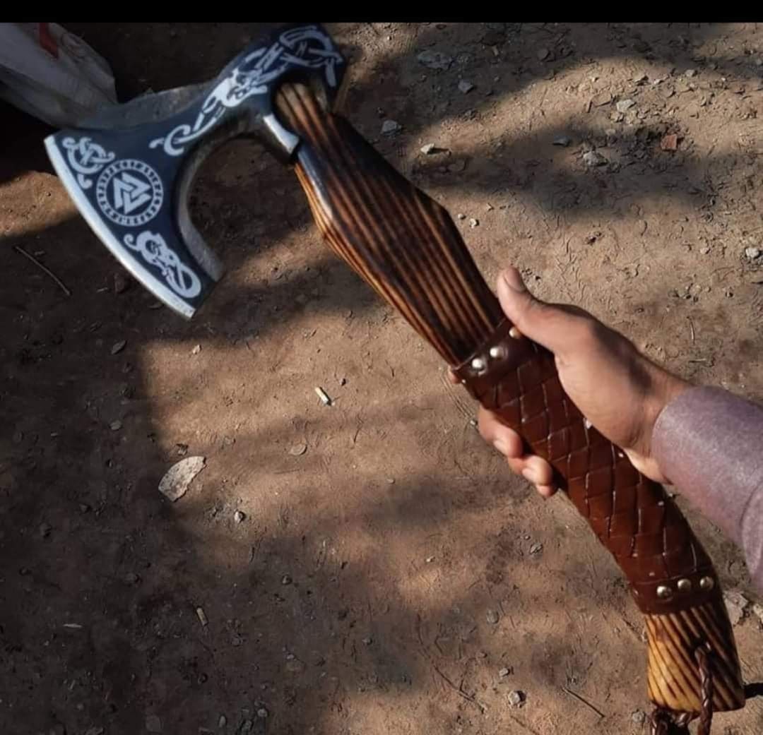 Custom Handmade Axe With Leather Sheath Best Gift for Man Best - Etsy