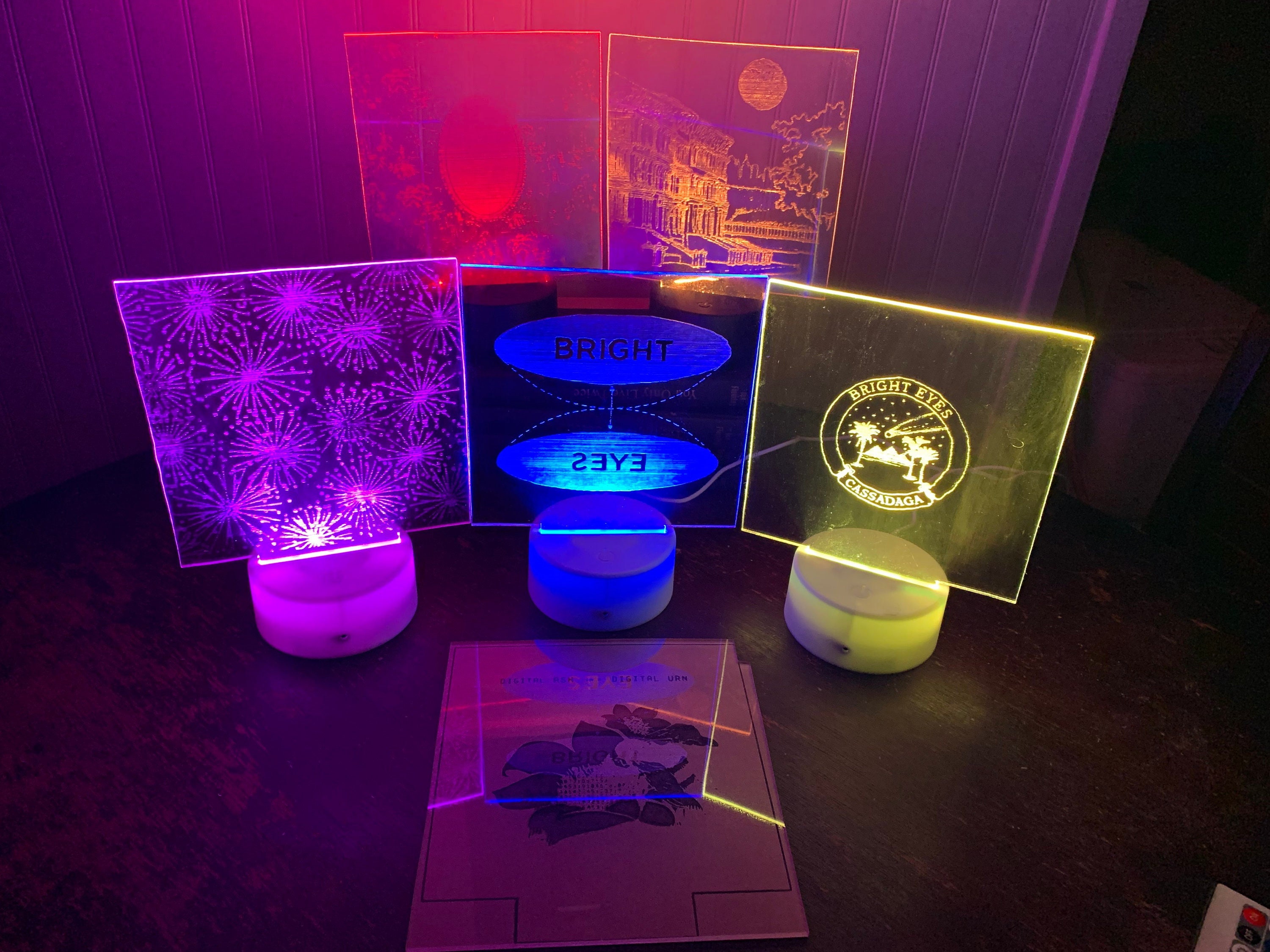 Bright Eyes Albums Acrylic Light Lamp | Etsy