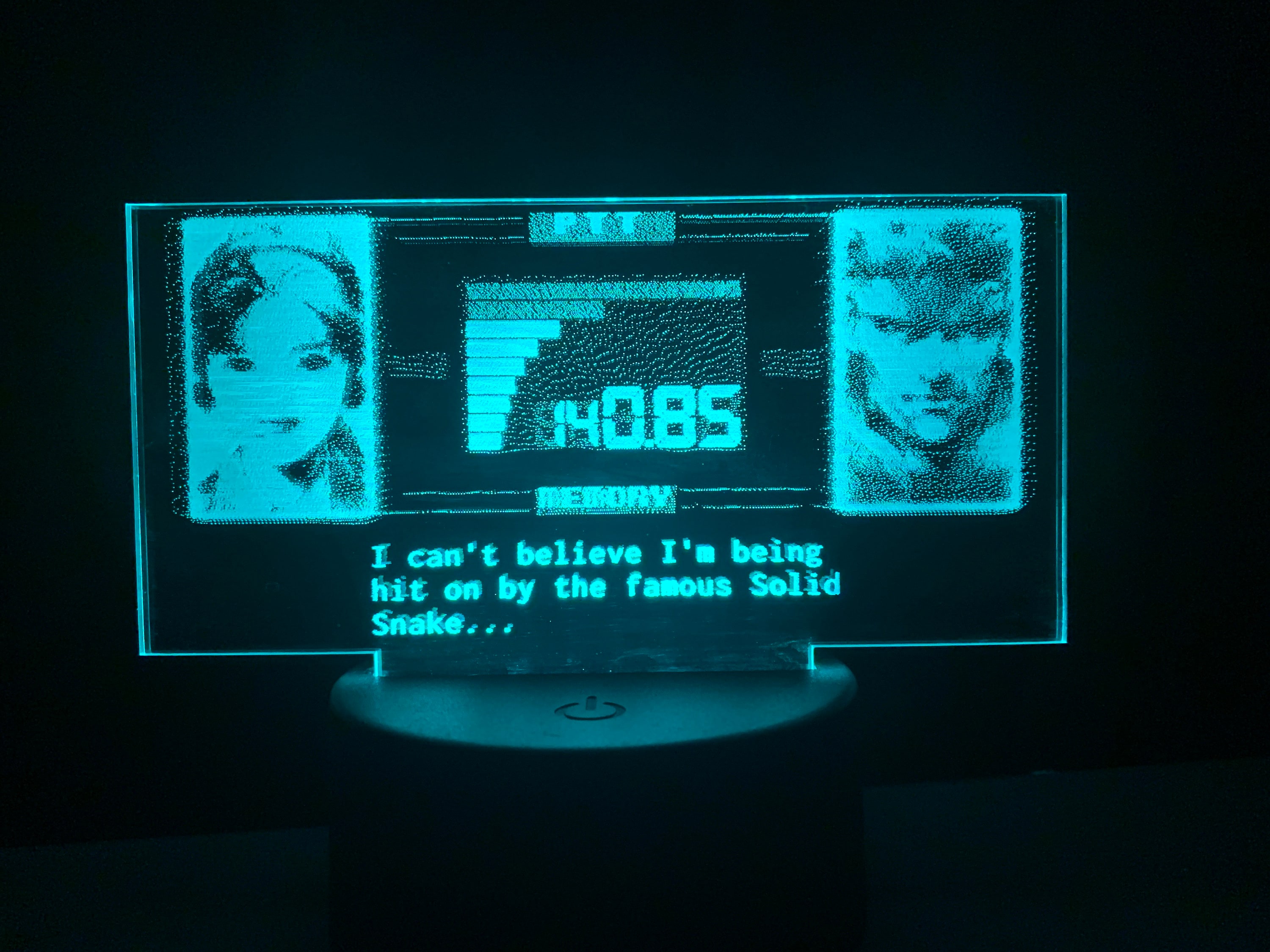 Metal Gear Solid MGS Codec Customizable Acrylic Light LED - Etsy