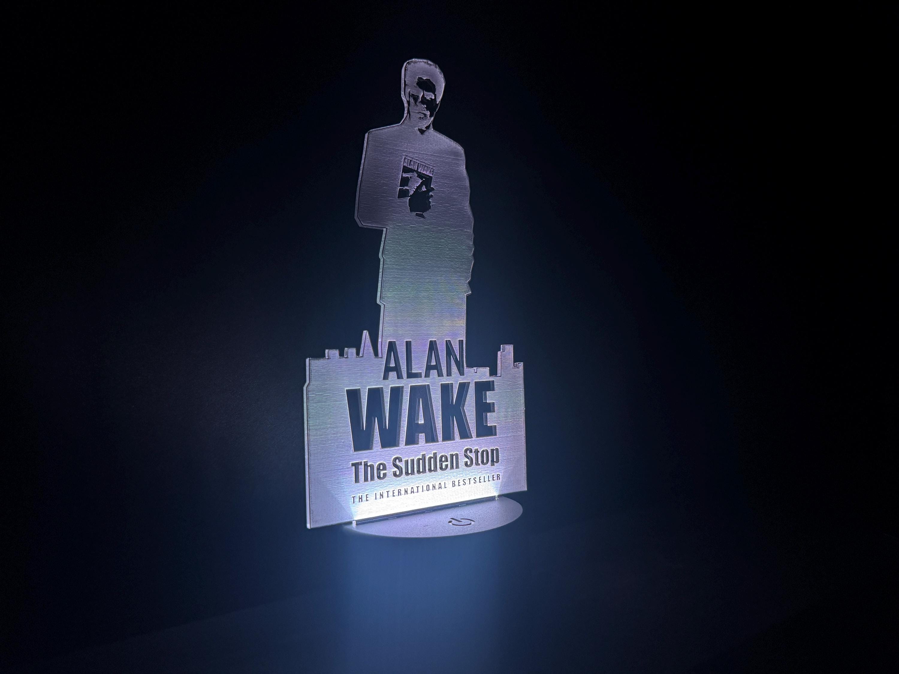 Alan Wake Cardboard Cutout | Alan Wake Acrylic LED Lamp Light - Etsy